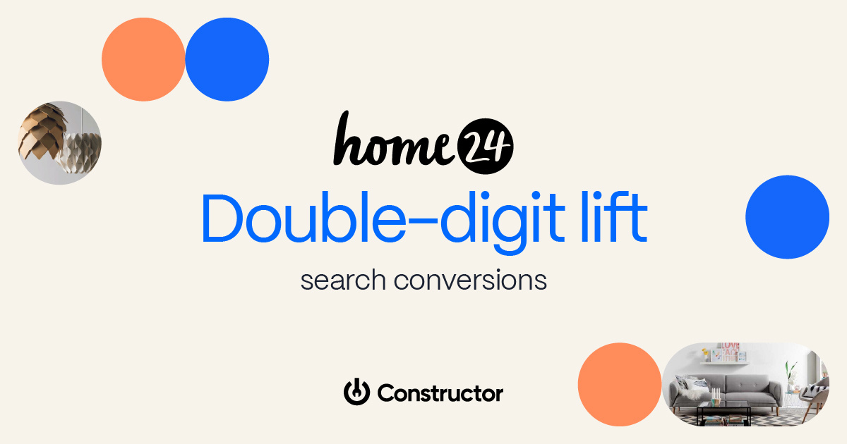How home24 Lifted Search Conversion Rate with Constructor