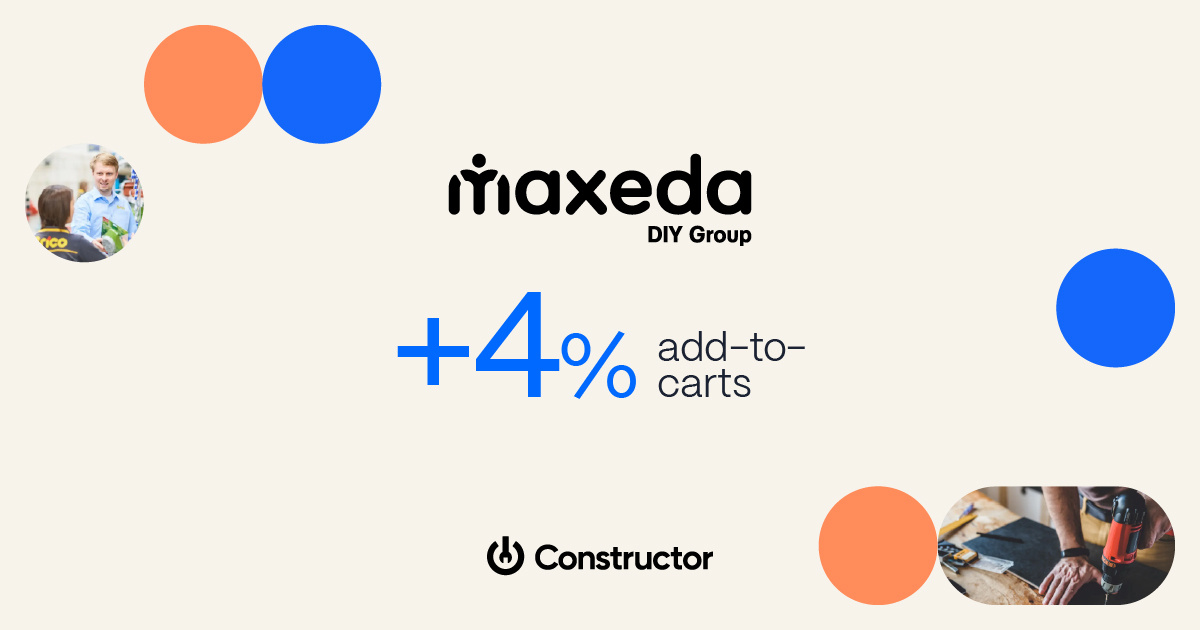 How Constructor Increased Add-to-Carts by 4% for Maxeda DIY